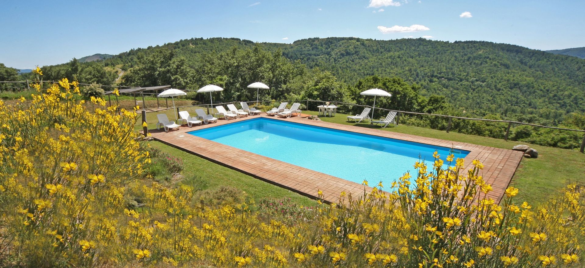 Lippiano Holiday Rental Farmhouse Il Corso located Umbria, Italy.